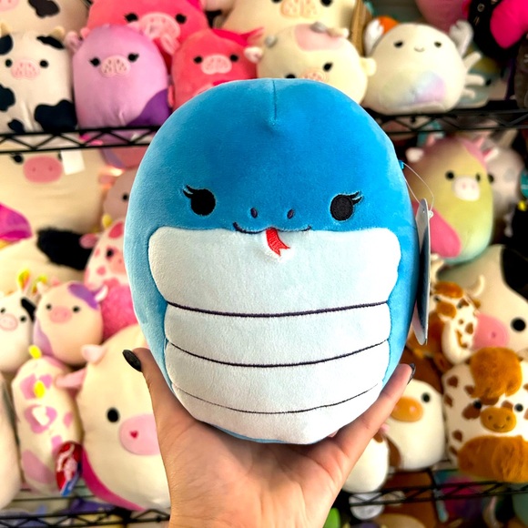 Squishmallows | Accessories | Vermicelli The Blue Snake With Shiny ...